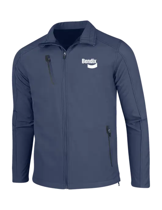 Navy Welded Softshell Jacket w/Bendix Logo
